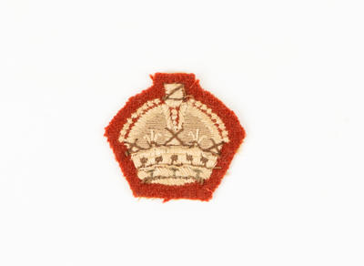Cloth Badge, Rank Insignia, WW2 - Tauranga Heritage Collection
