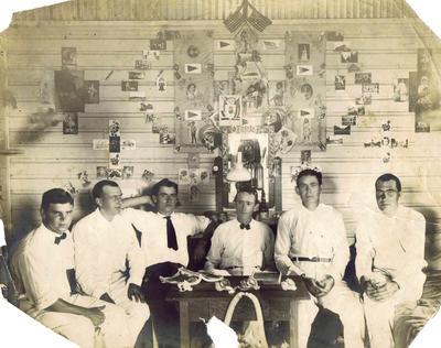 Print, Photographic, Men at Panama - Tauranga Heritage Collection