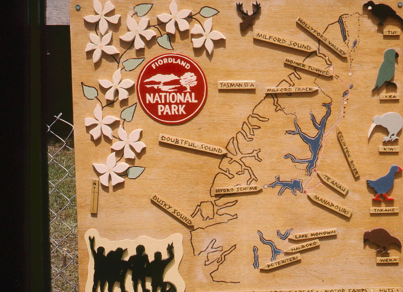 Slide, Fiordland National Park map - Tauranga Heritage Collection