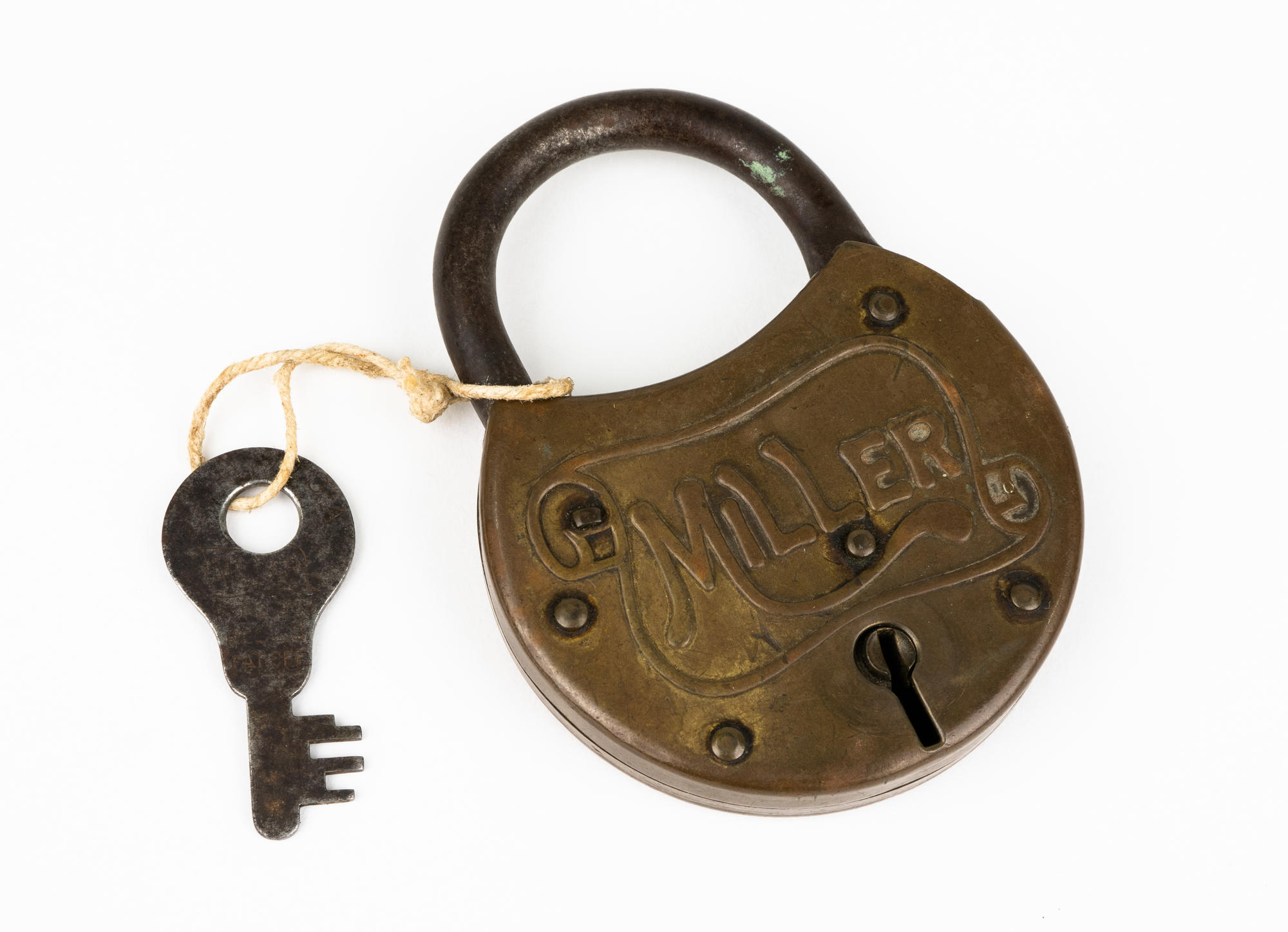 Padlock and Key - Tauranga Heritage Collection