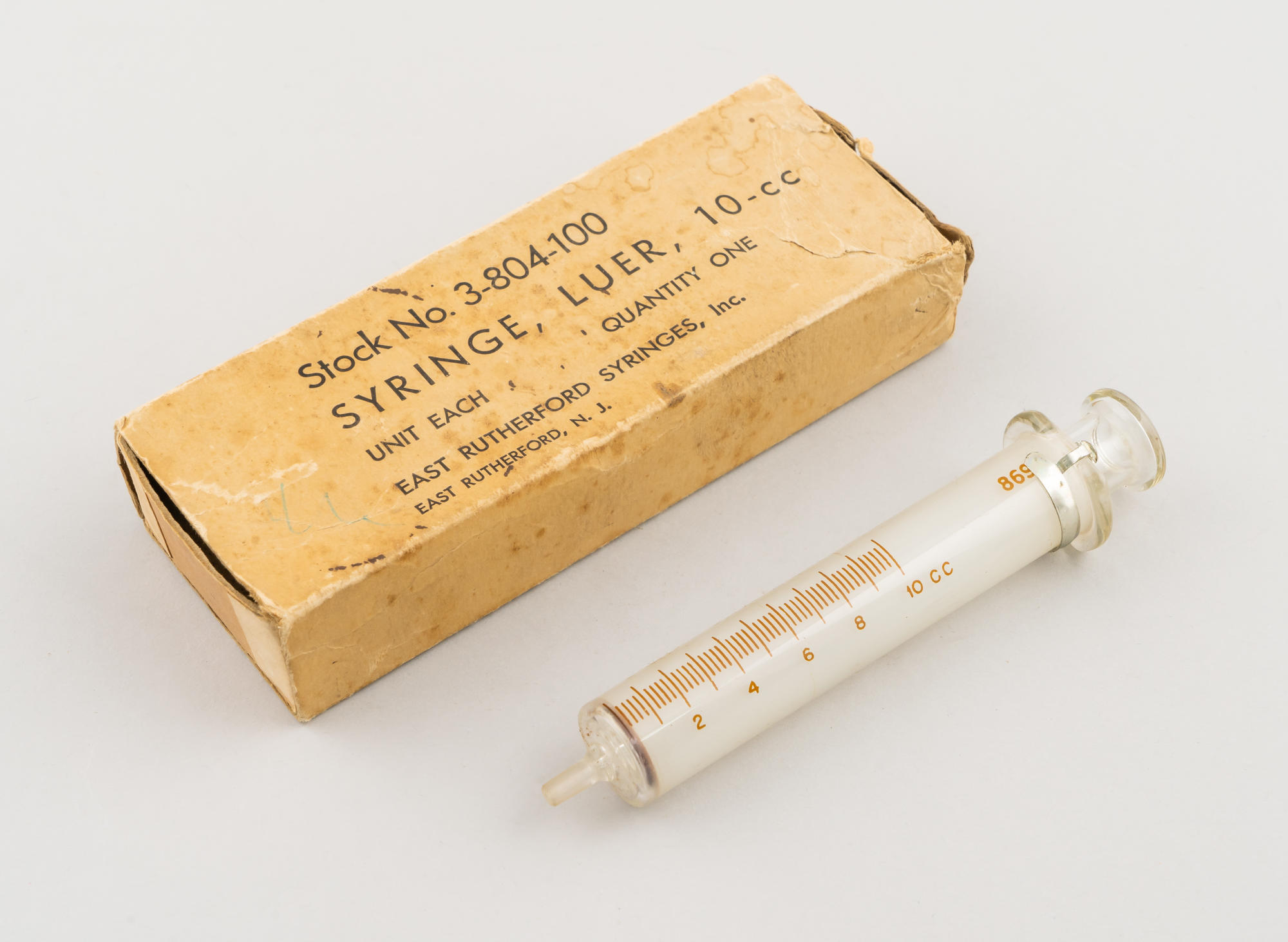 Syringe, WW2 - Tauranga Heritage Collection