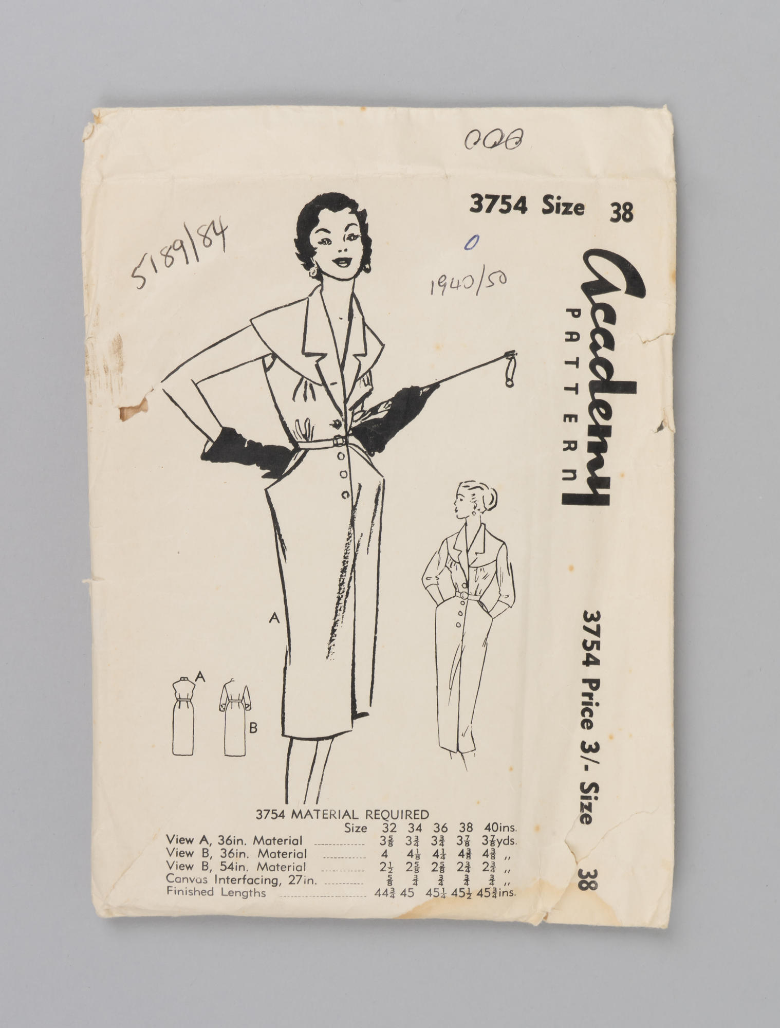 Sewing Pattern - Tauranga Heritage Collection